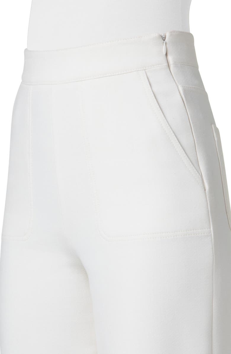 Akris Flynn High Waist Stretch Cotton Double Face Ankle Pants ...