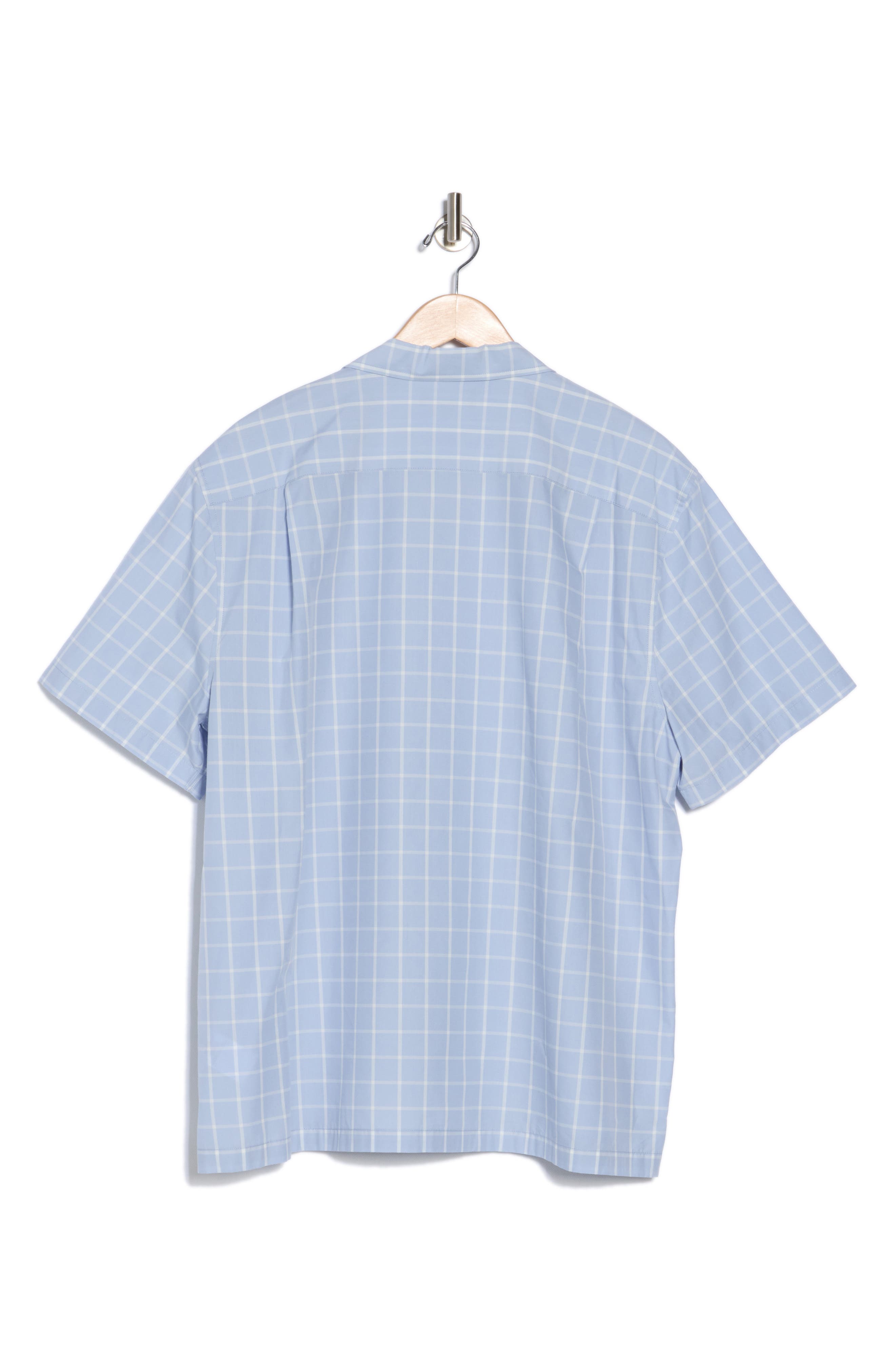 Vince Mallorca Windowpane Woven Shirt | Nordstromrack