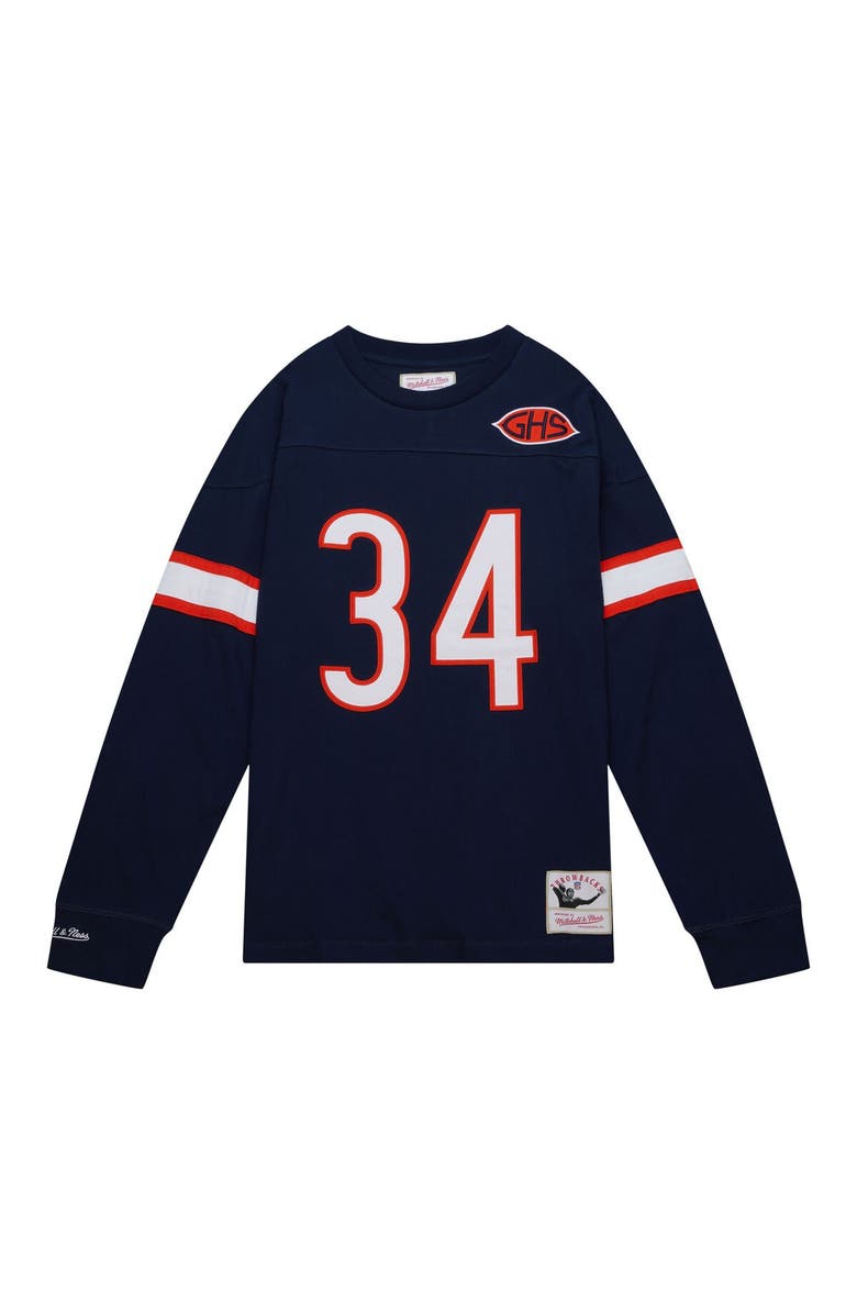 Mitchell & Ness Men's Mitchell & Ness Walter Payton Navy Chicago Bears ...