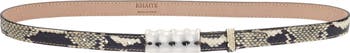 Khaite Julius Snake Print Leather Belt | Nordstrom