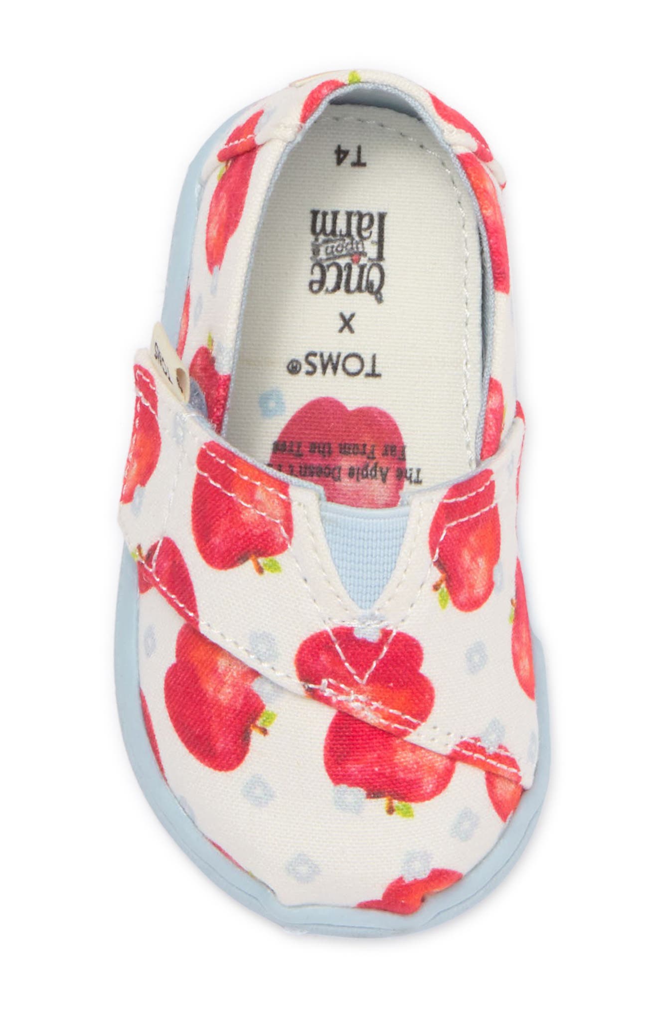 TOMS x Once Upon A Farm Alpargata Apple Print Slip-On Sneaker ...