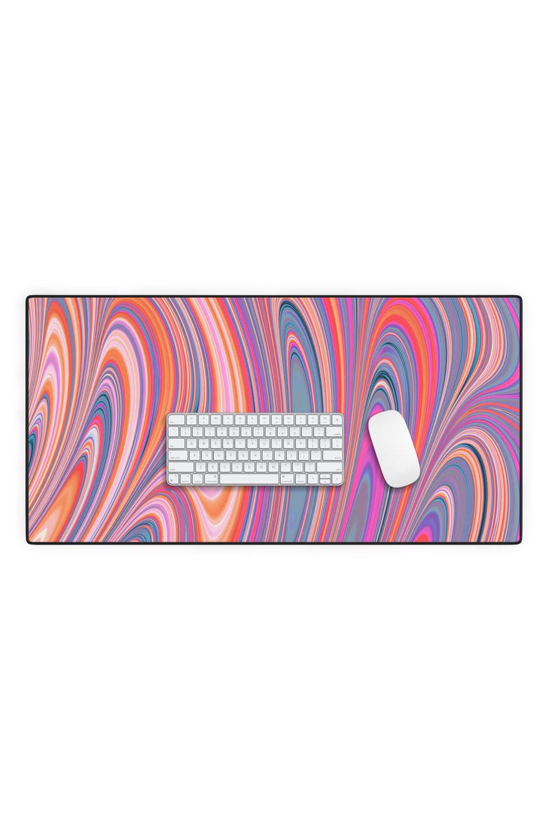 Deny Designs Kaleiope Studio Colorful Wavy Desk Mat | Nordstromrack