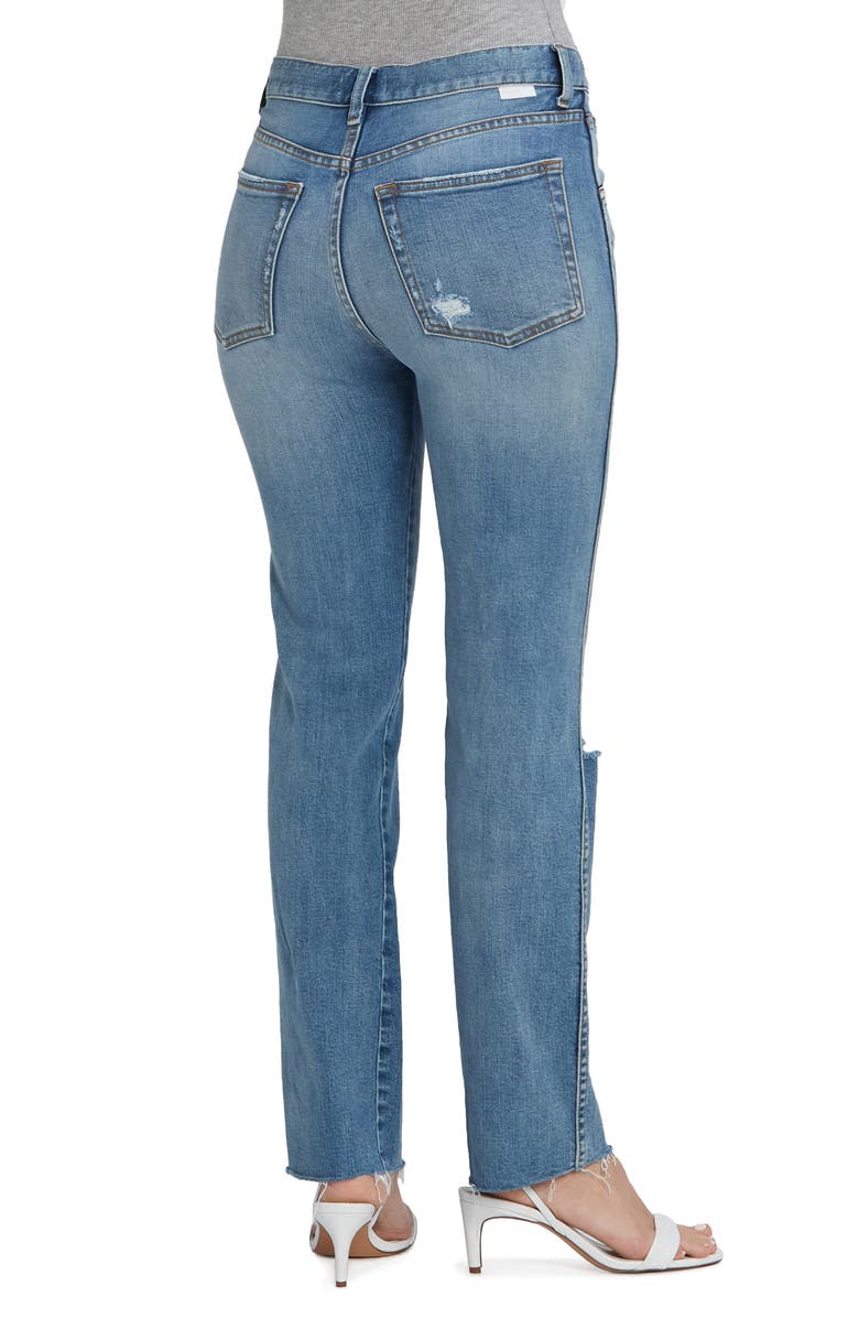 Boyish Jeans The Dempsey Ripped High Waist Raw Hem Jeans | Nordstrom