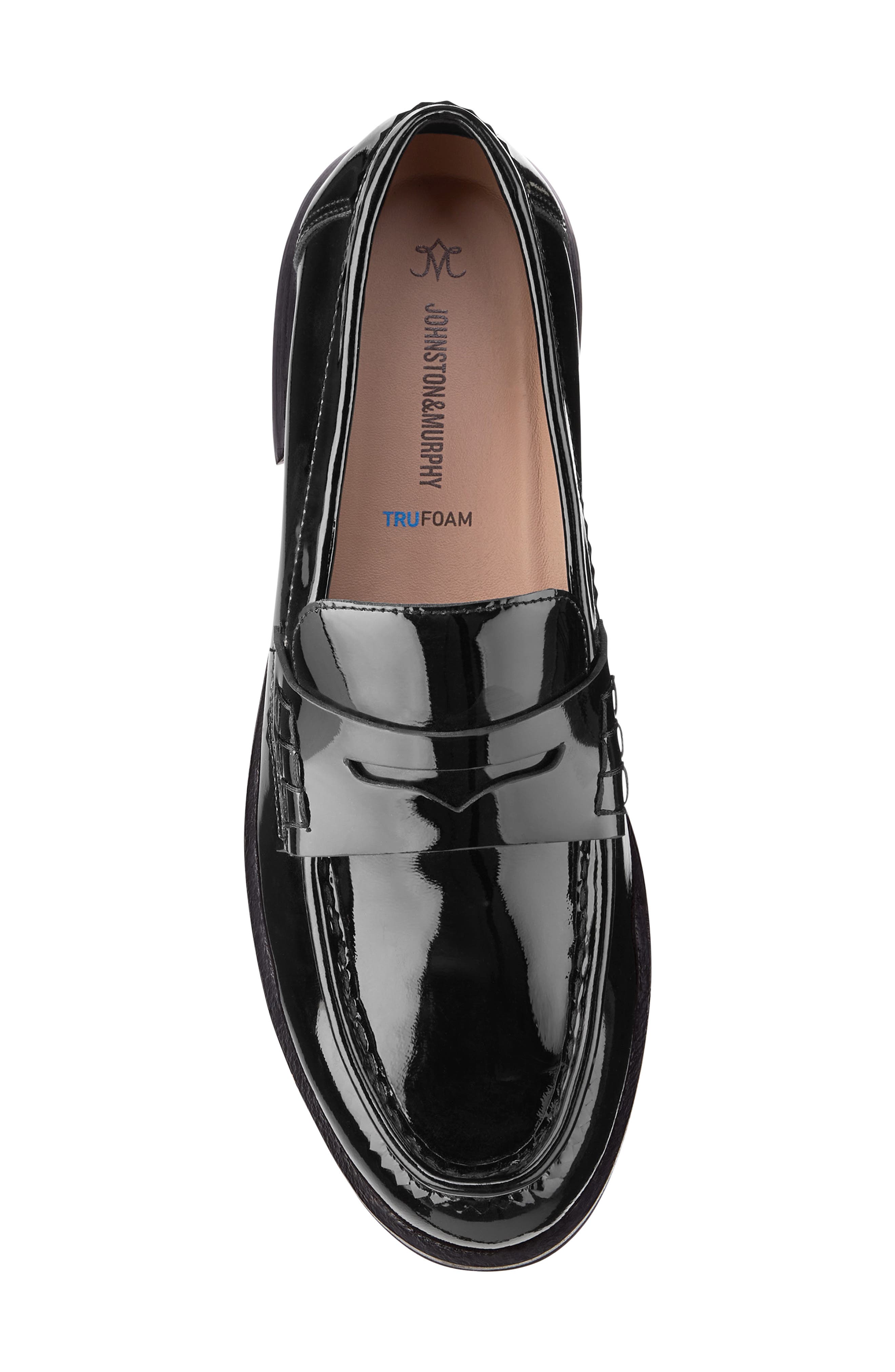 Johnston & Murphy Gillian Patent Leather Penny Loafer (Women) | Nordstrom