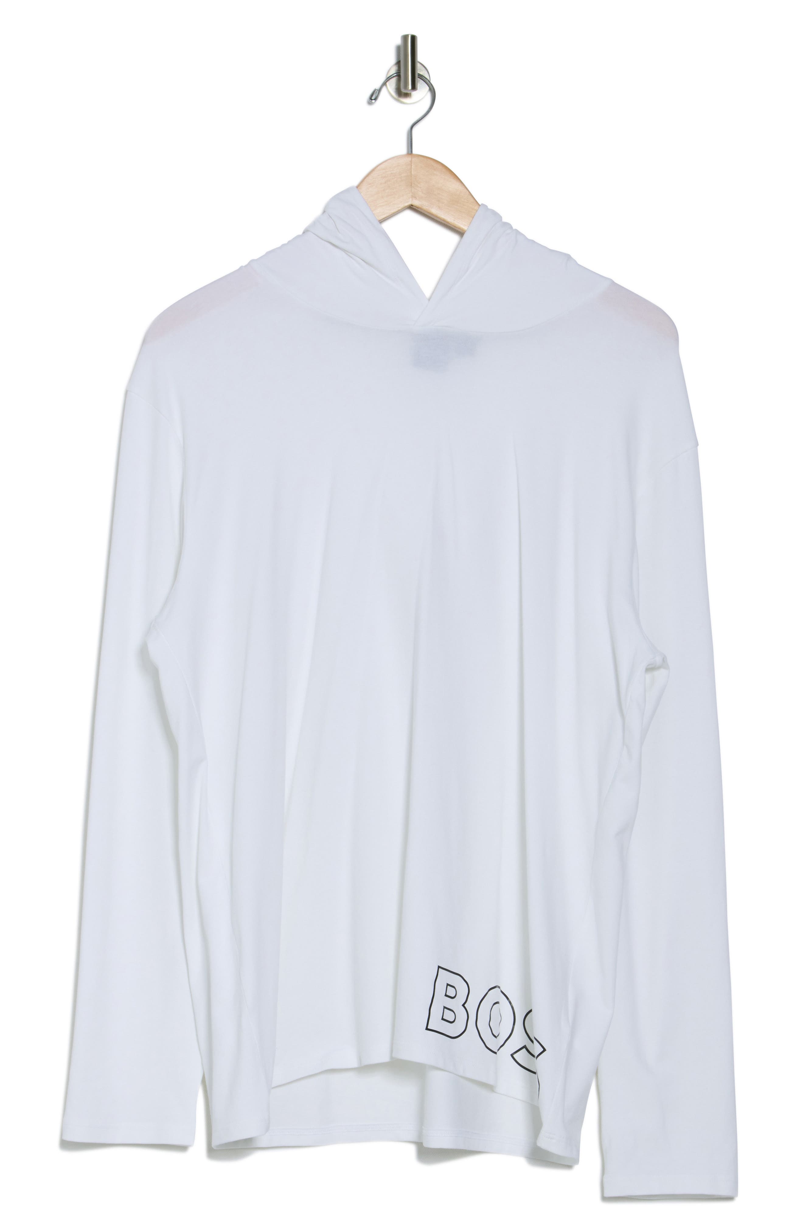 BOSS Identity Logo Hooded Pajama Top | Nordstromrack