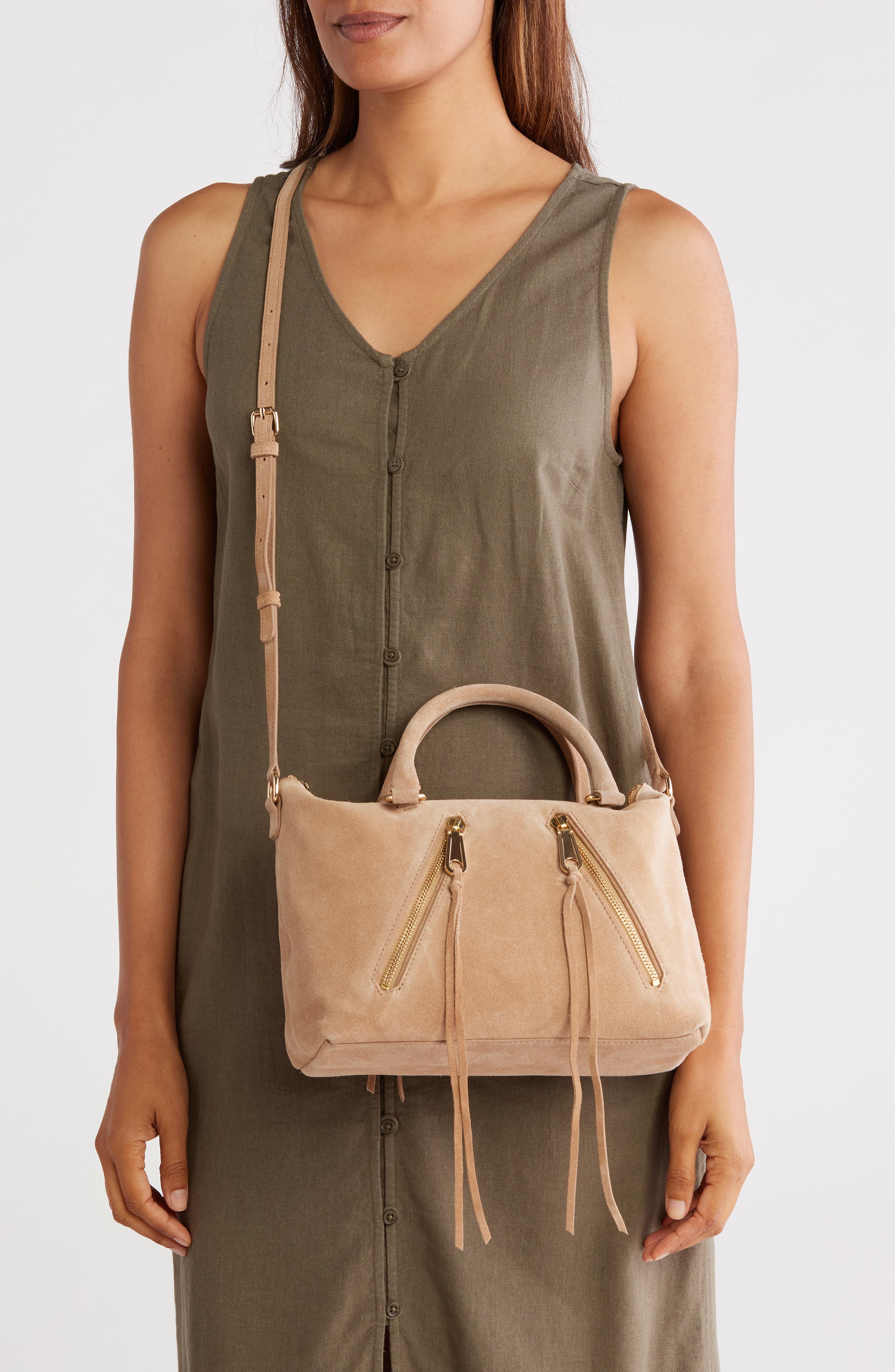 Rebecca Minkoff Moto Zip Leather Satchel | Nordstromrack