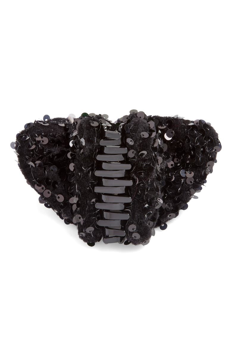 Lele Sadoughi Simone Sequin Bow Claw Hair Clip | Nordstrom