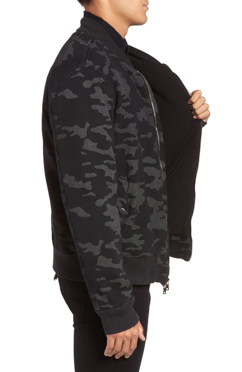 Hudson Jeans Jet Puffer Camo Print Bomber Jacket | Nordstrom