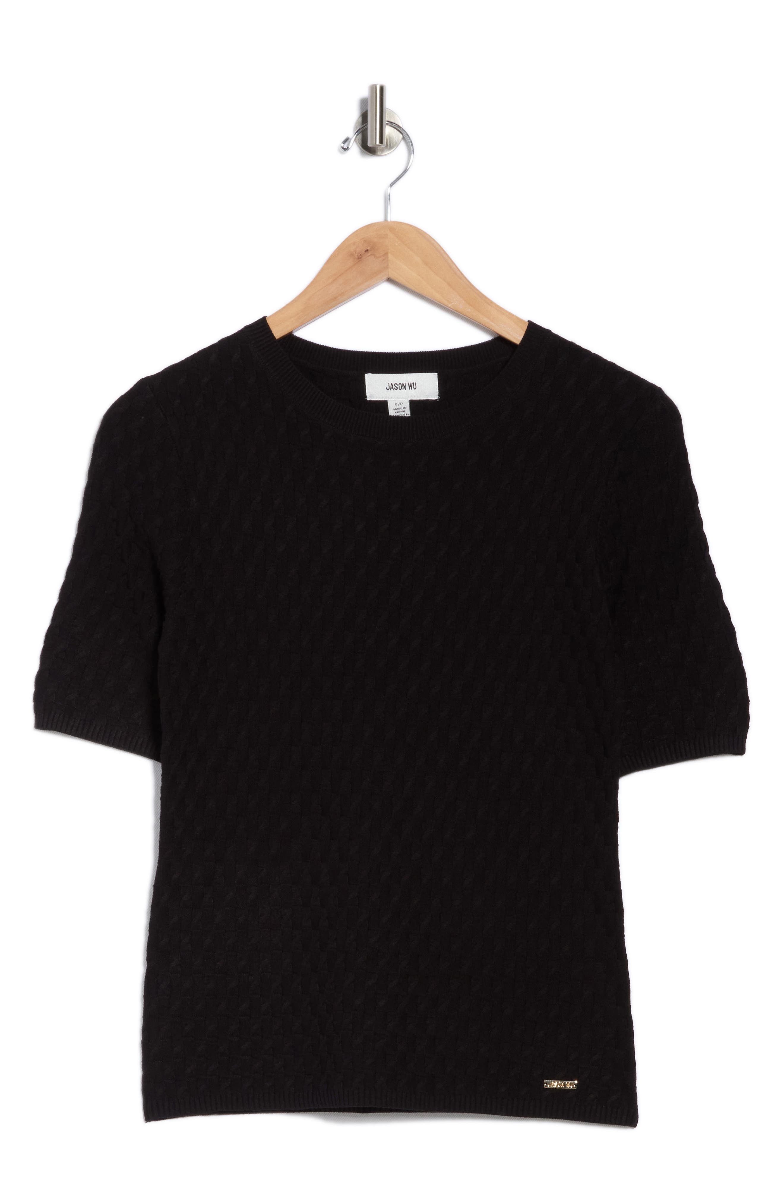 JASON WU Textured Elbow Sleeve Sweater | Nordstromrack