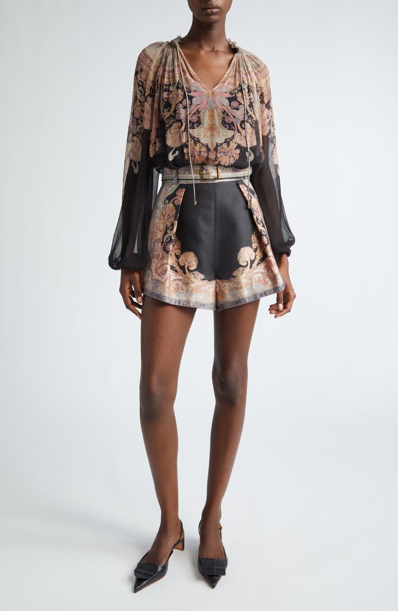 Zimmermann Illustration Floral Paisley Top | Nordstromrack