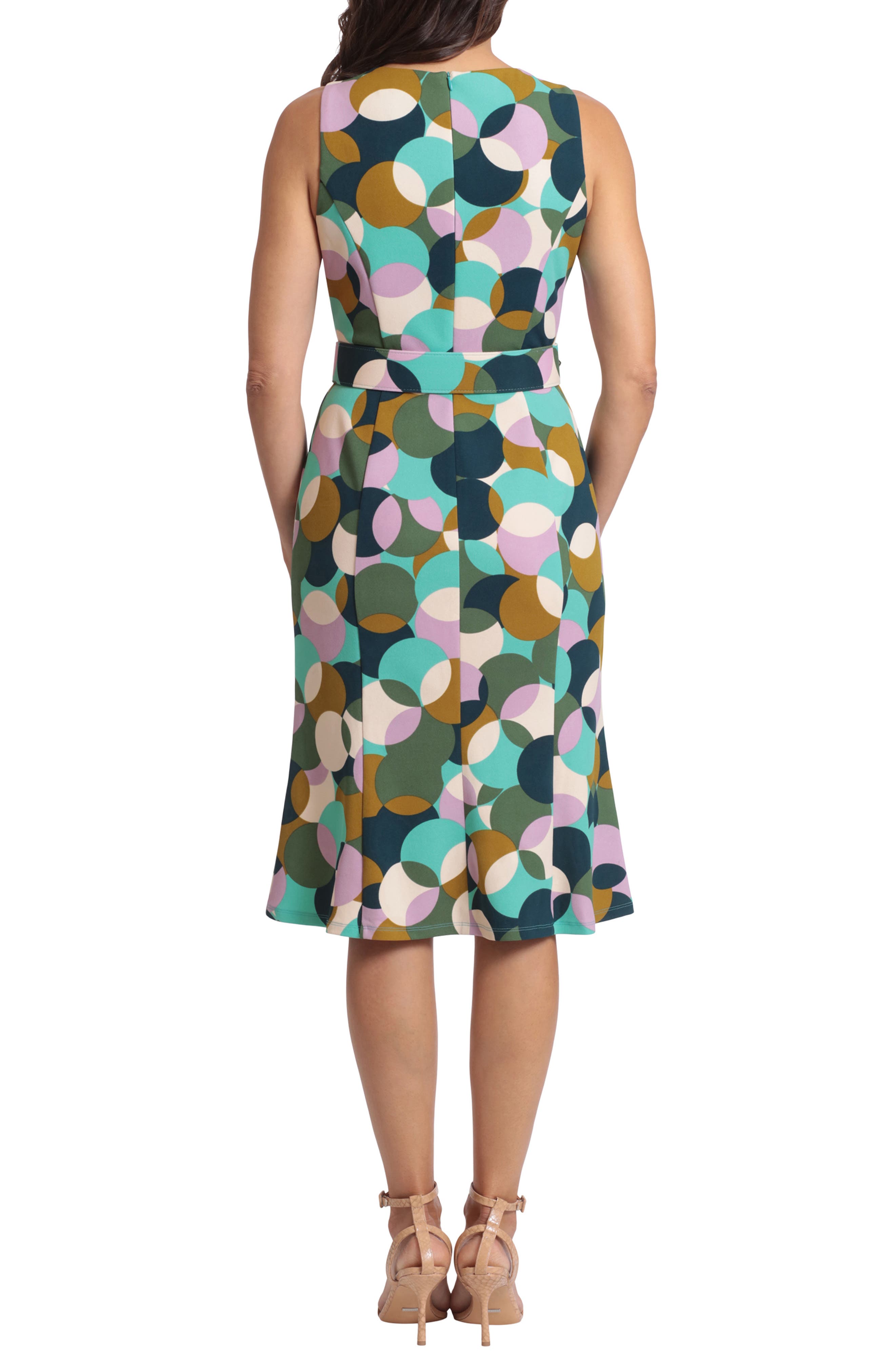 London Times Sleeveless Fluted Sheath Dress | Nordstromrack
