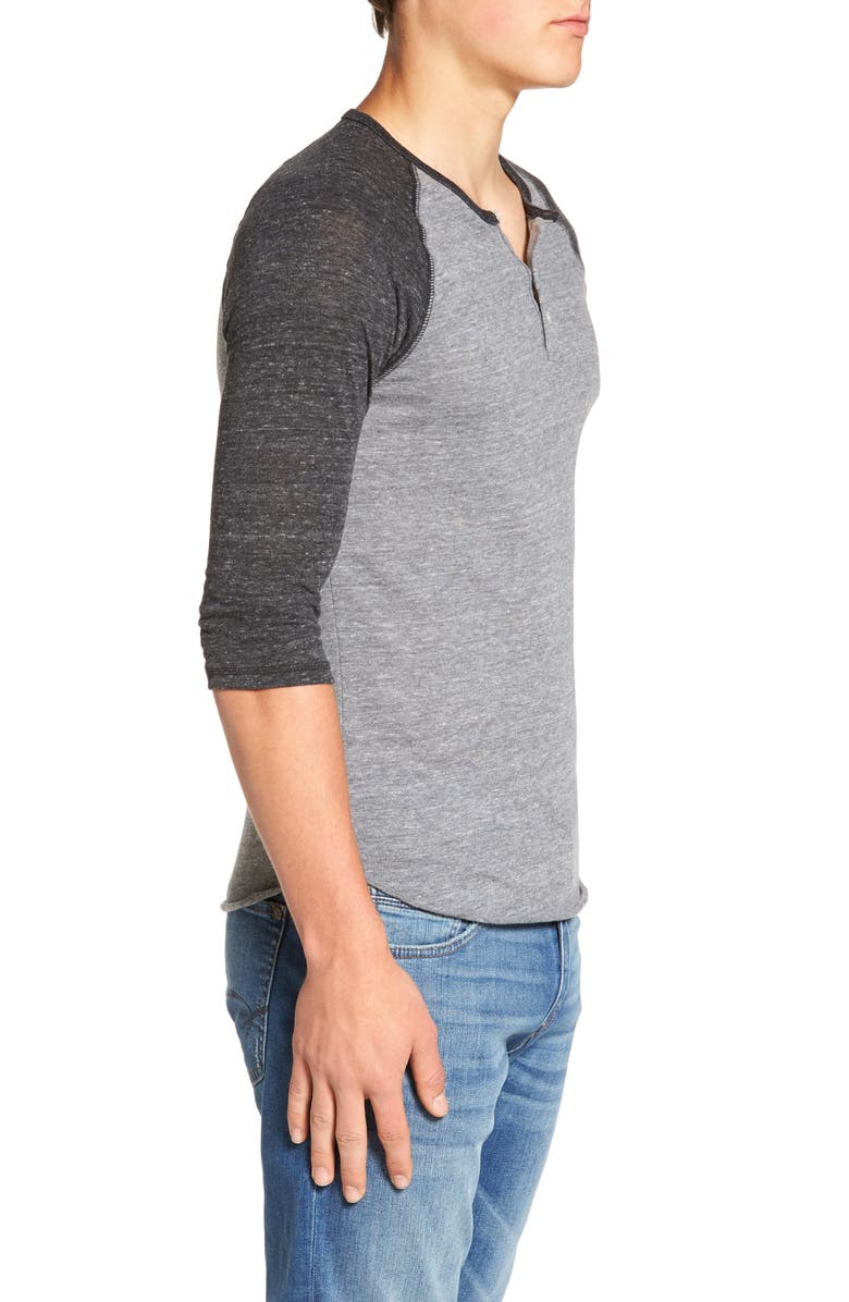 Alternative Trim Fit Heathered Raglan Henley | Nordstromrack