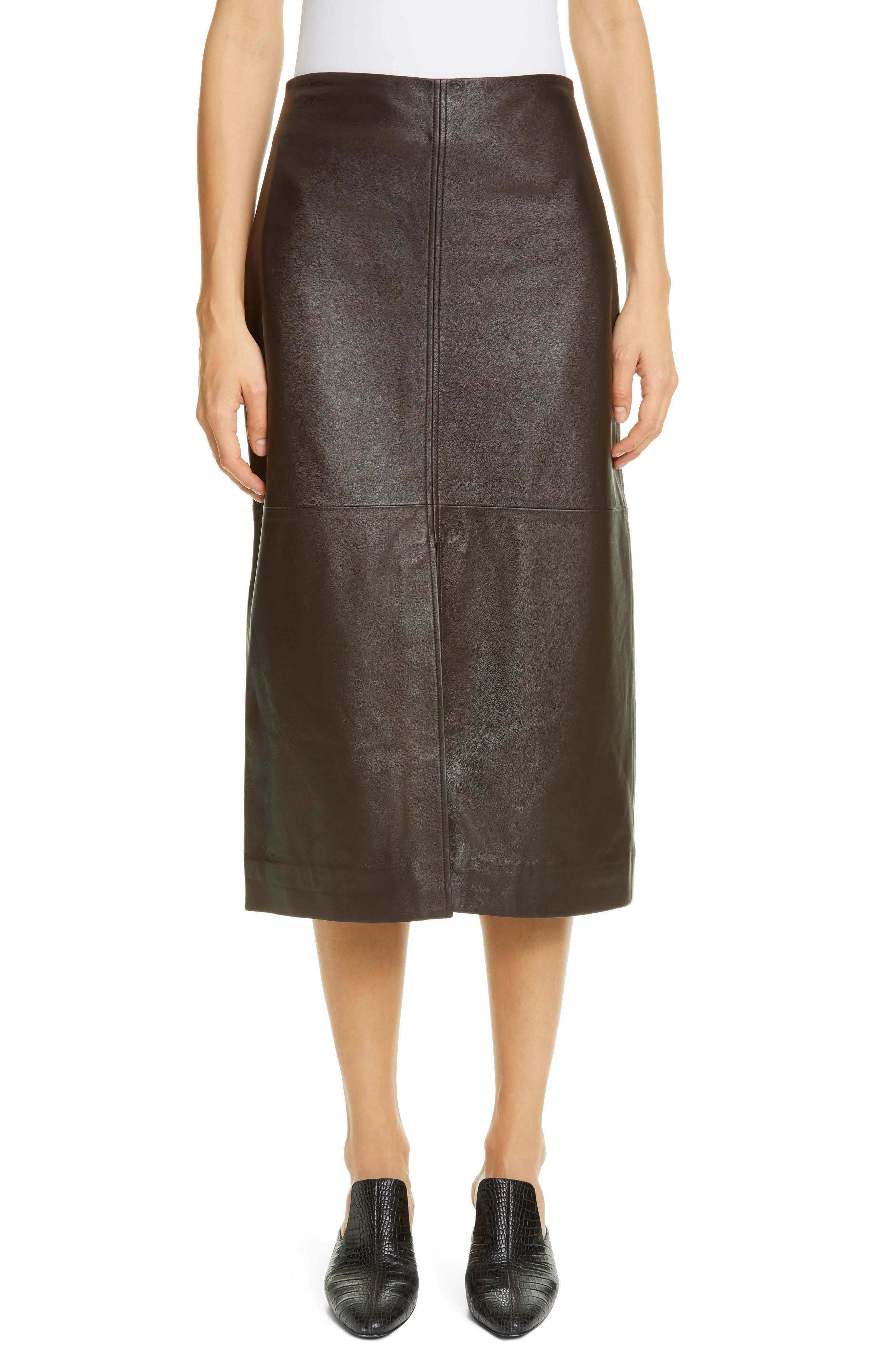 CO Slit Leather Skirt | Nordstromrack