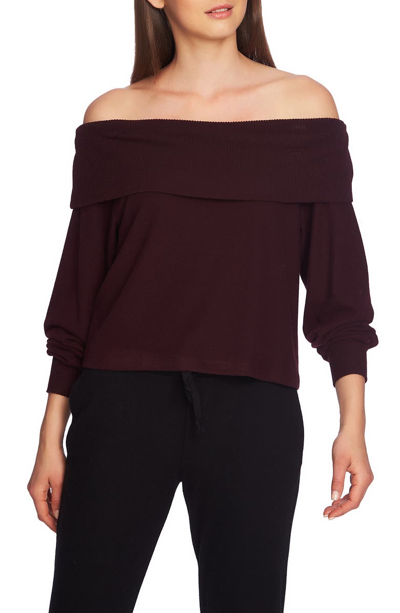 1.STATE Foldover Off Shoulder Top | Nordstromrack