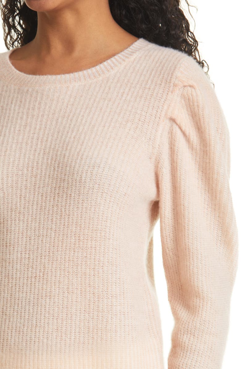 Line Label LINE Talia Puff Sleeve Cashmere Sweater | Nordstrom