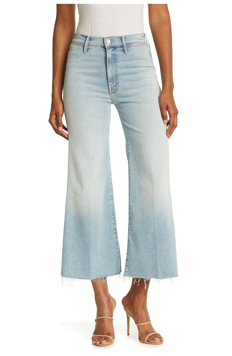 MOTHER The Swooner Roller Crop Wide Leg Jeans | Nordstromrack