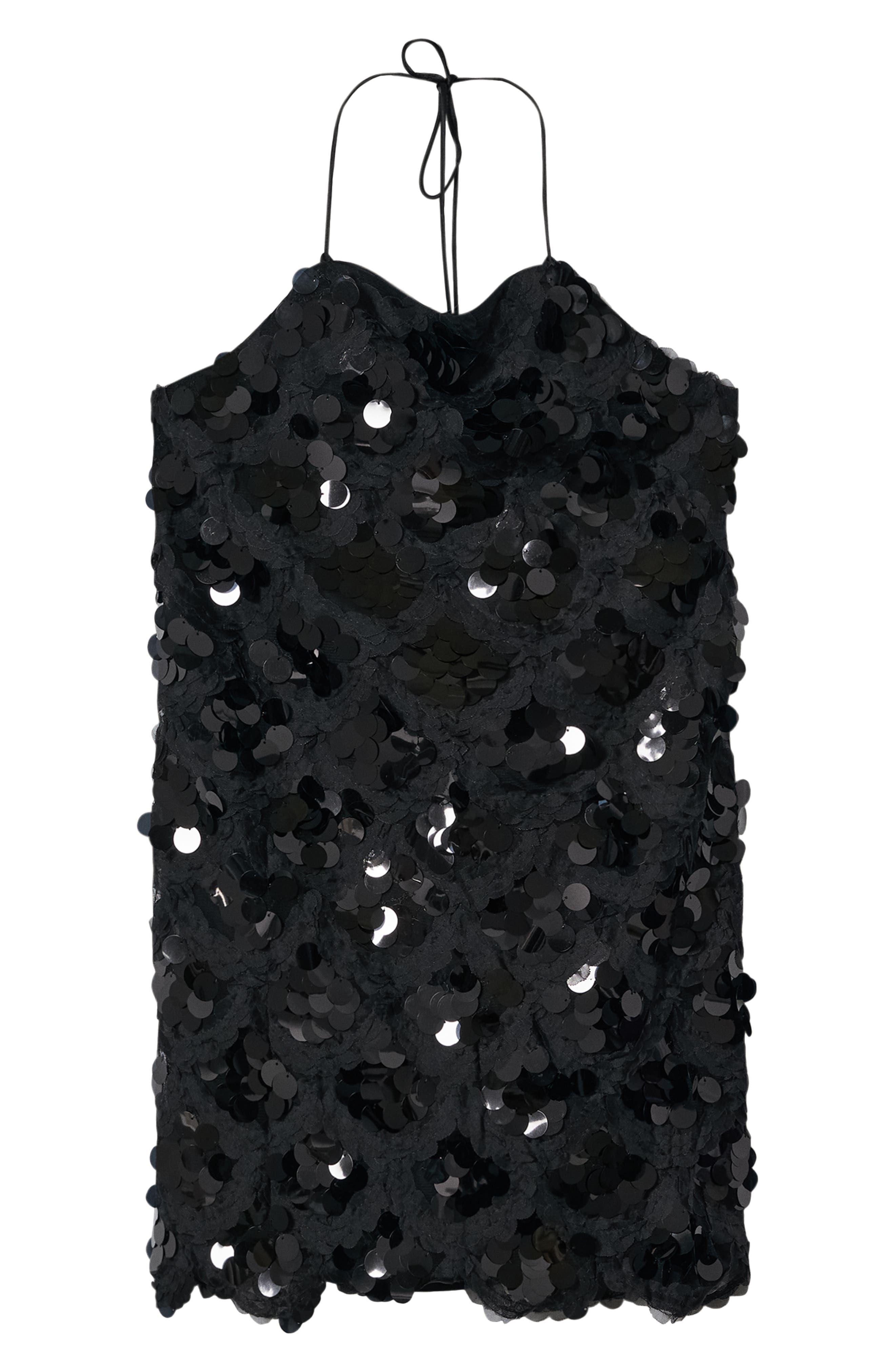 MANGO Sequin Halter Dress | Nordstromrack