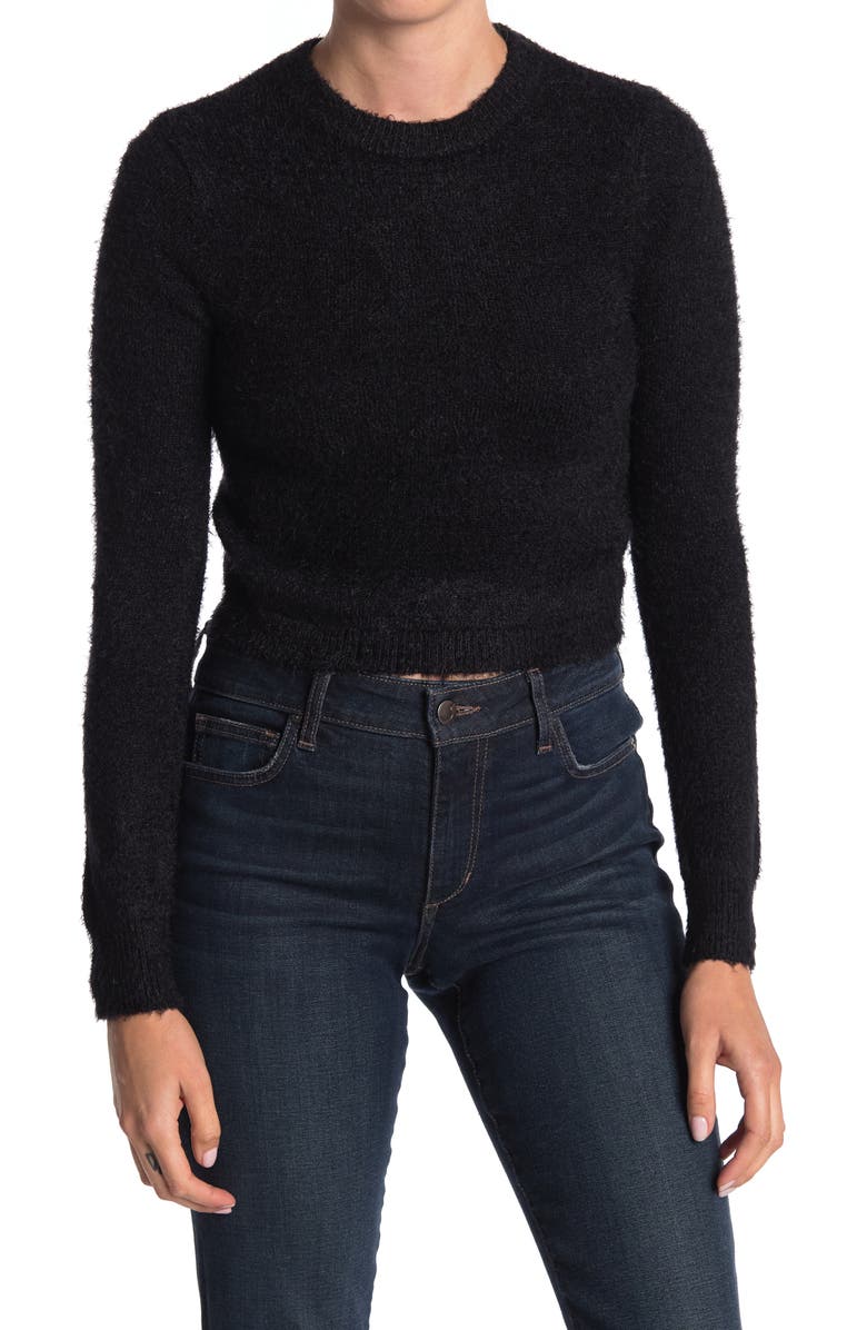 Abound Fuzzy Knit Cropped Sweater | Nordstromrack