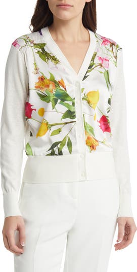 Ted Baker London Chantri Floral Cardigan | Nordstrom
