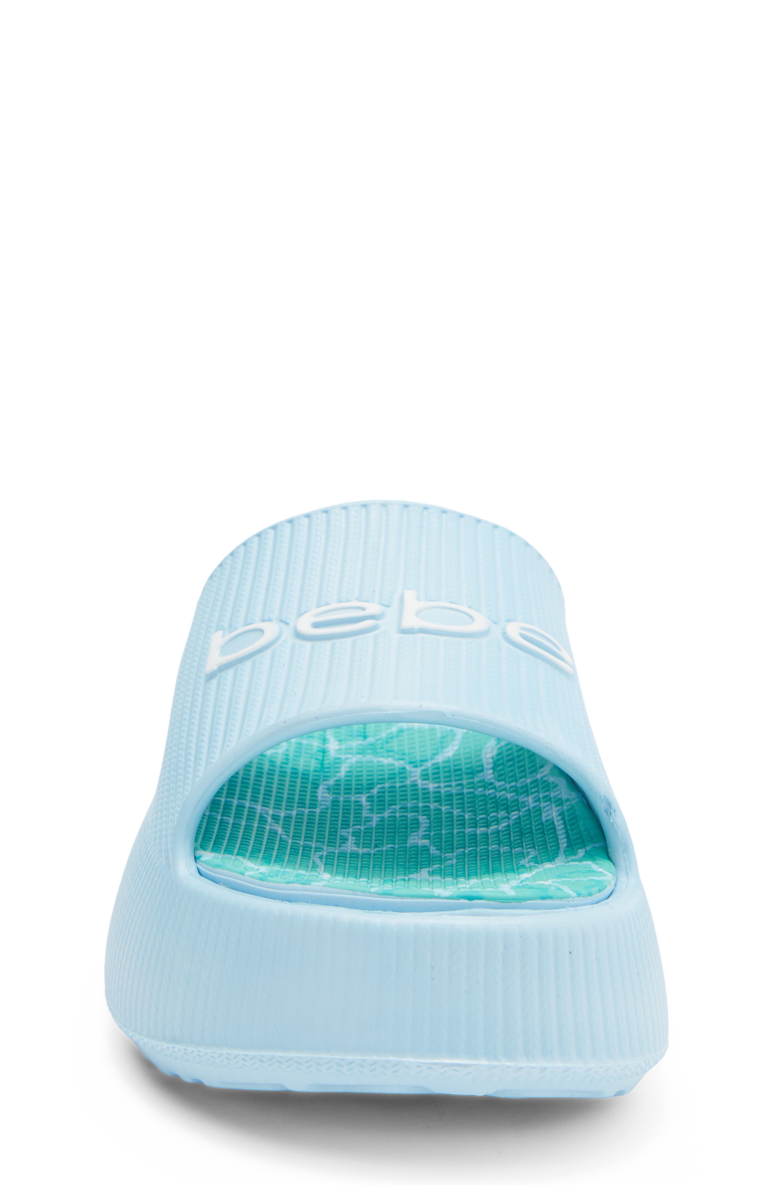 bebe Kids' Logo Accent Platform Slide Sandal | Nordstromrack