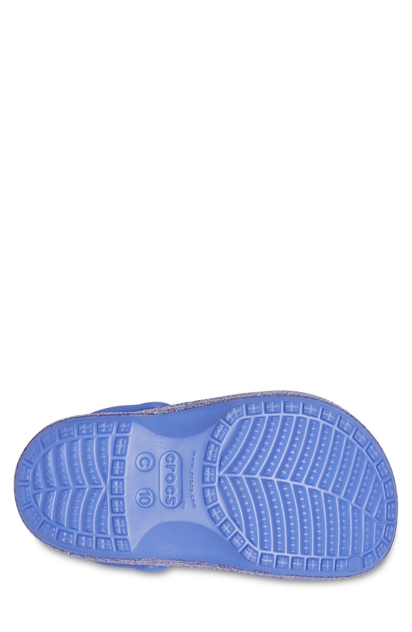 CROCS Baya Faux Fur Glitter Clog | Nordstromrack