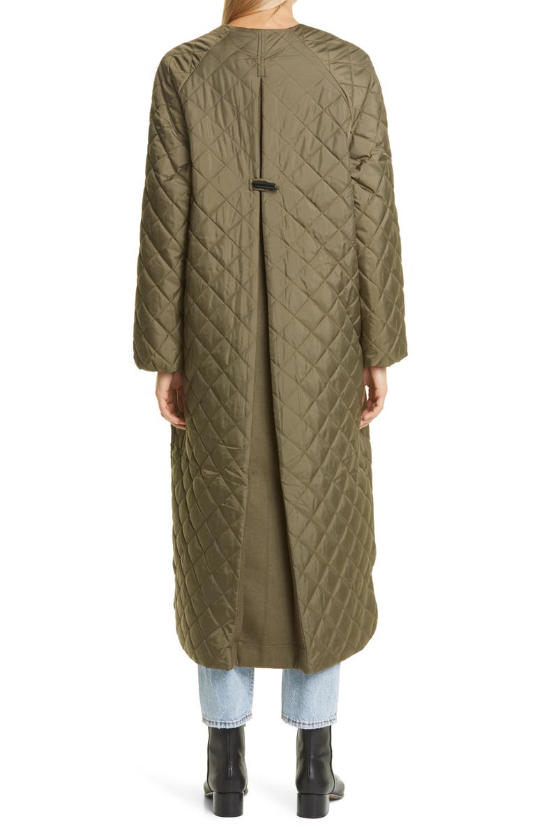 Ganni Recycled Ripstop Quilted Coat | Nordstrom