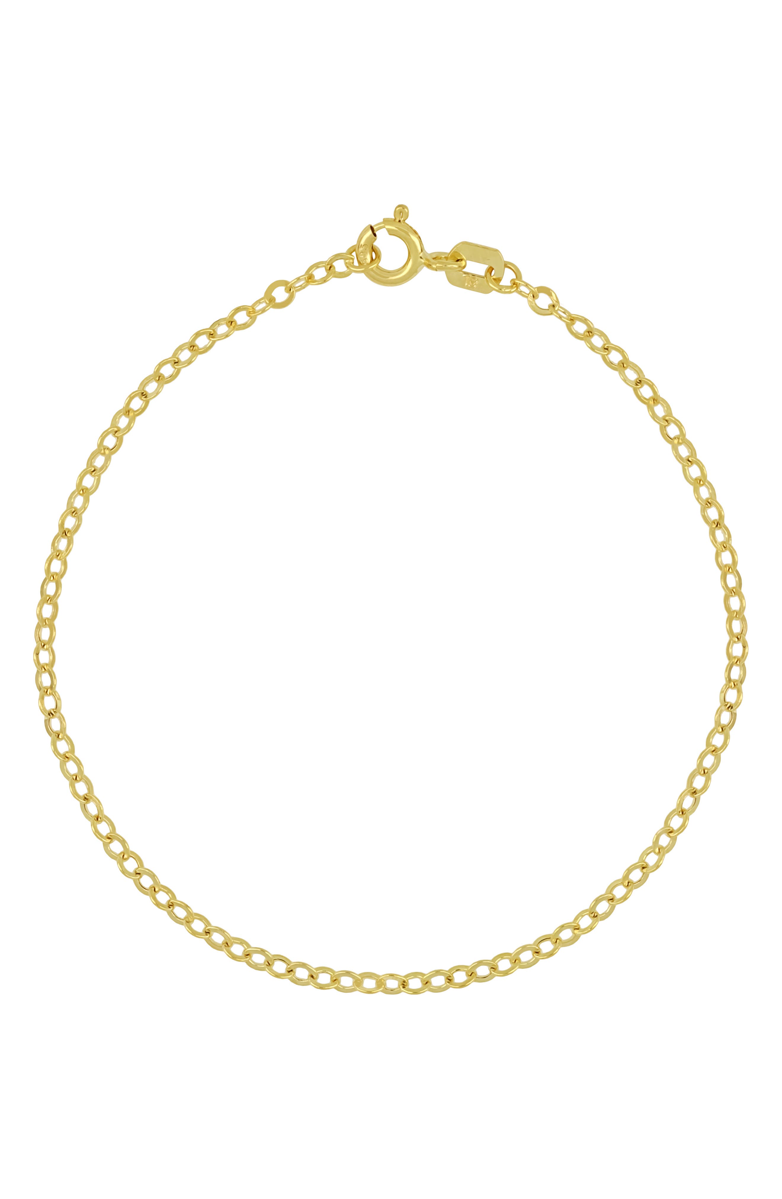 Bony Levy 14K Gold Rolo Chain Bracelet | Nordstromrack