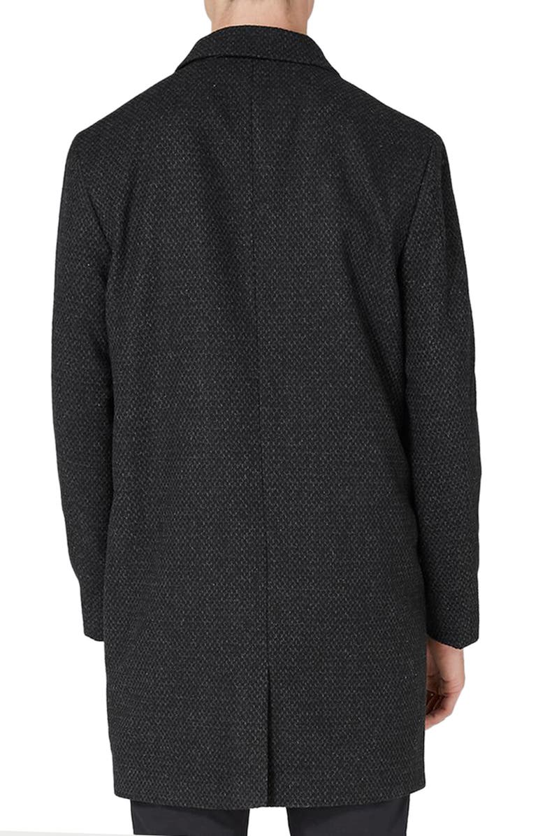 Topman Textured Overcoat | Nordstrom