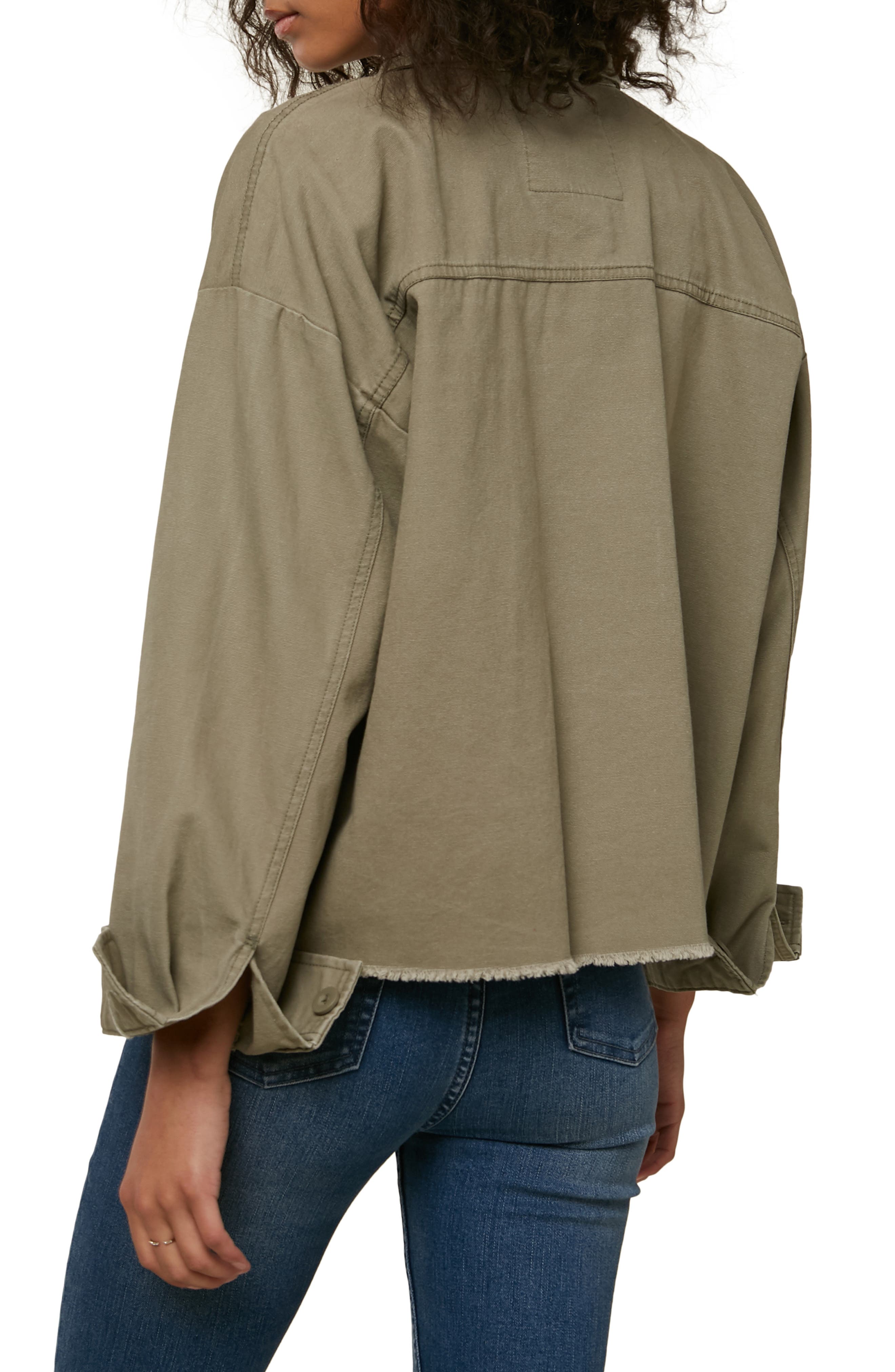 O'Neill Smithson Frayed Hem Army Jacket | Nordstromrack