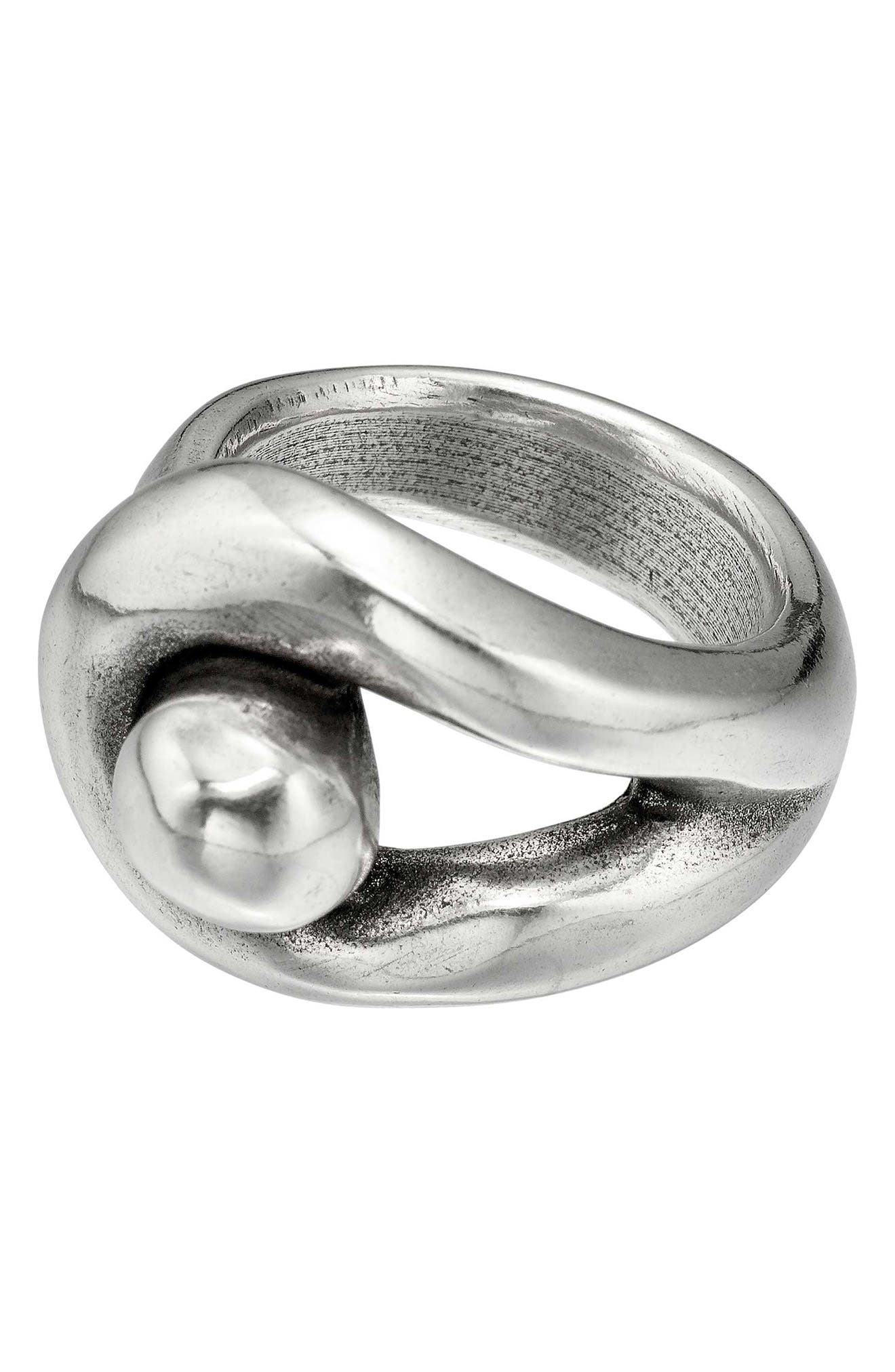 UNODE50 Ojal Silver Plated Ring | Nordstromrack