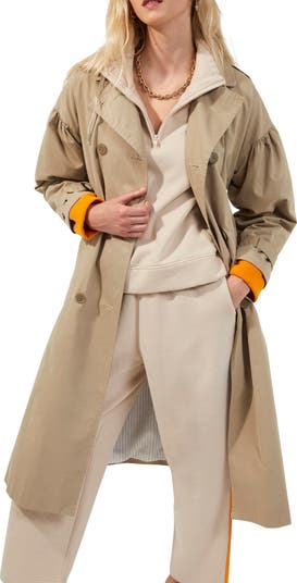 French Connection Anai Double Breasted Trench Coat | Nordstrom