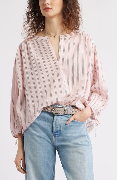 Women's Collared Striped Tops | Nordstrom
