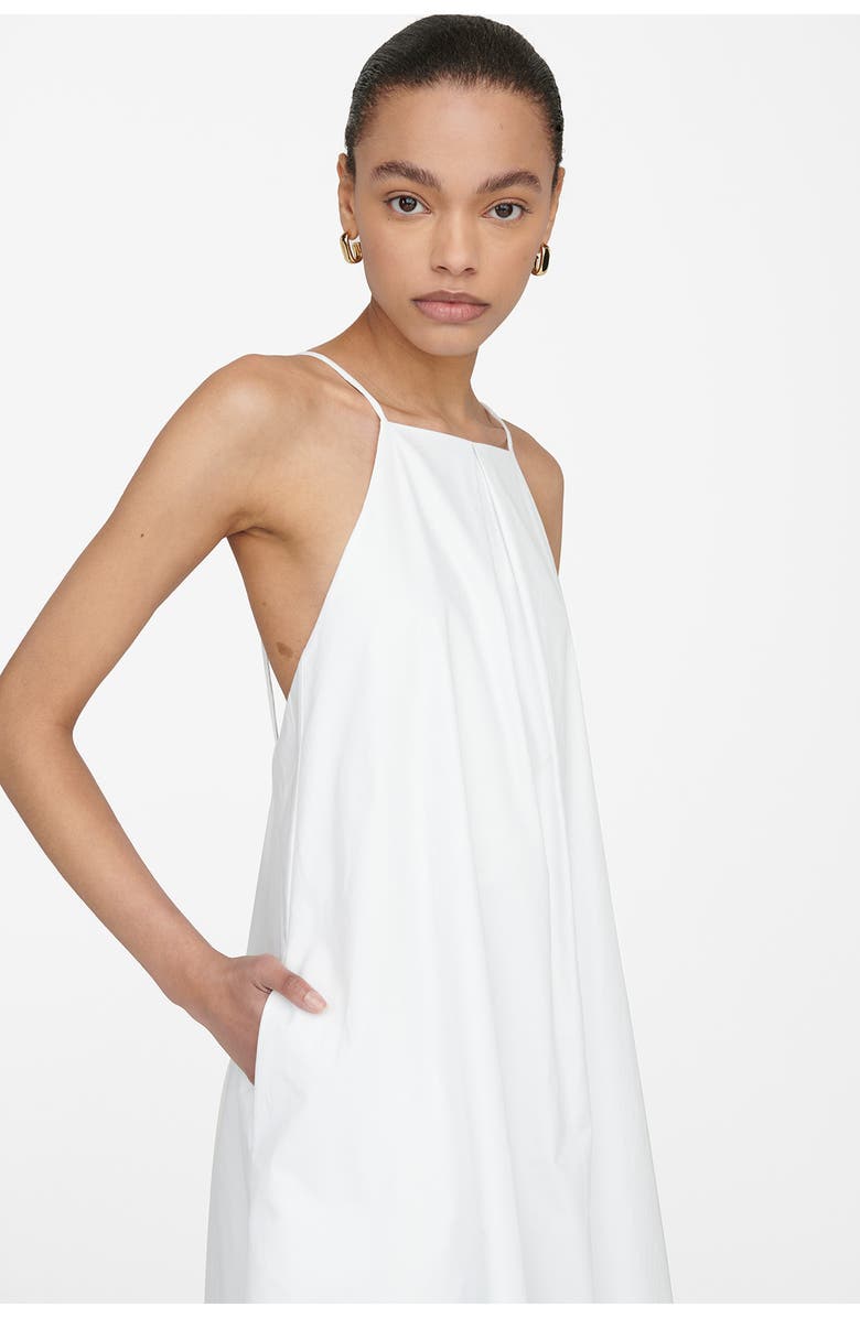ANINE BING Bree Halter Neck Cotton Dress | Nordstromrack