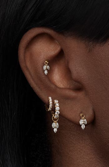 Maria Tash Invisible Set Diamond Eternity Earring | Nordstrom