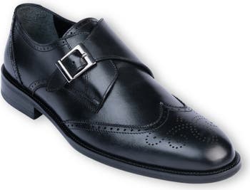VELLAPAIS Dumbo Wingtip Monk Strap Shoe (Men) | Nordstromrack
