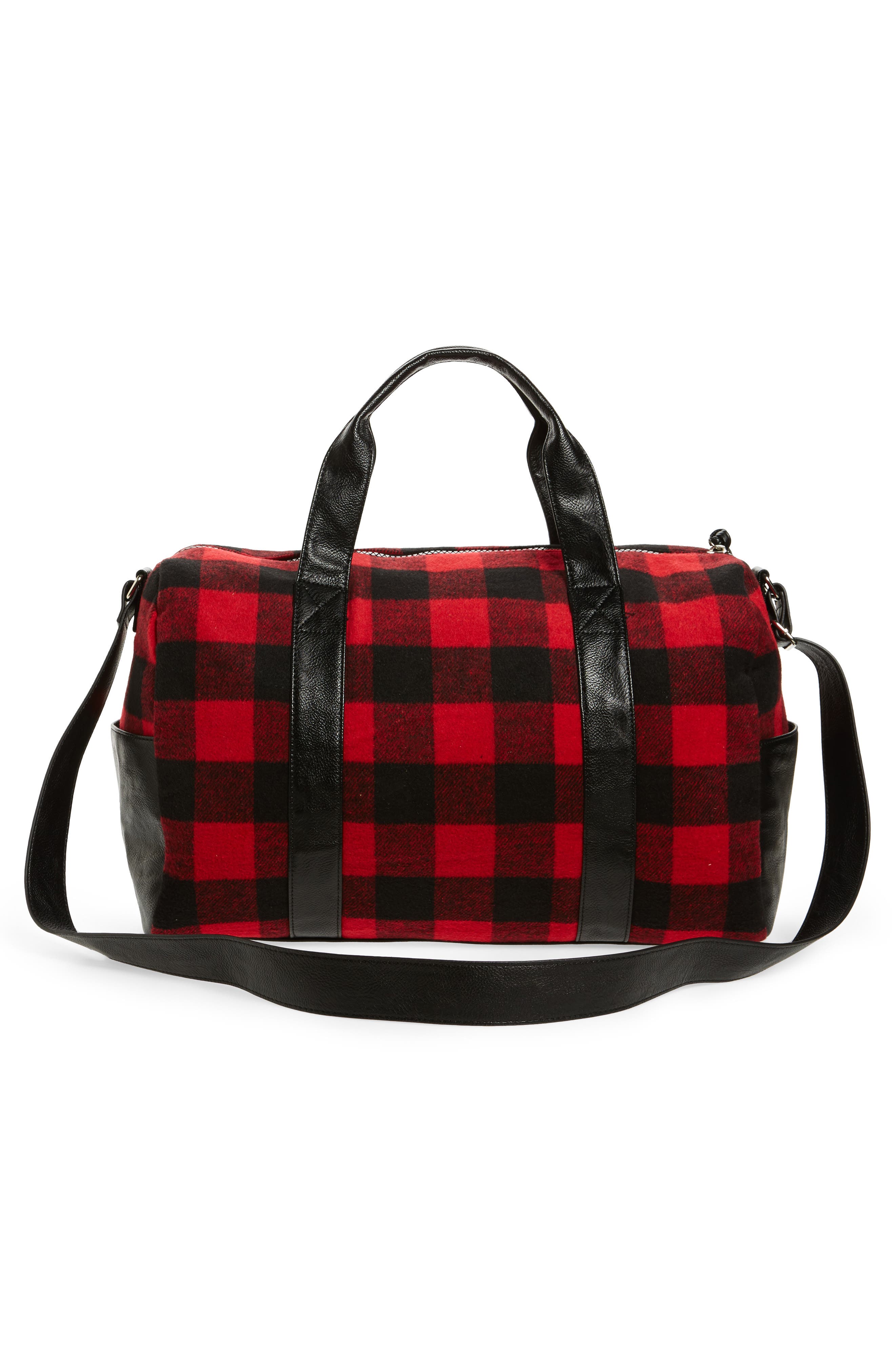 BP. Flannel Buffalo Check Duffel Bag | Nordstrom