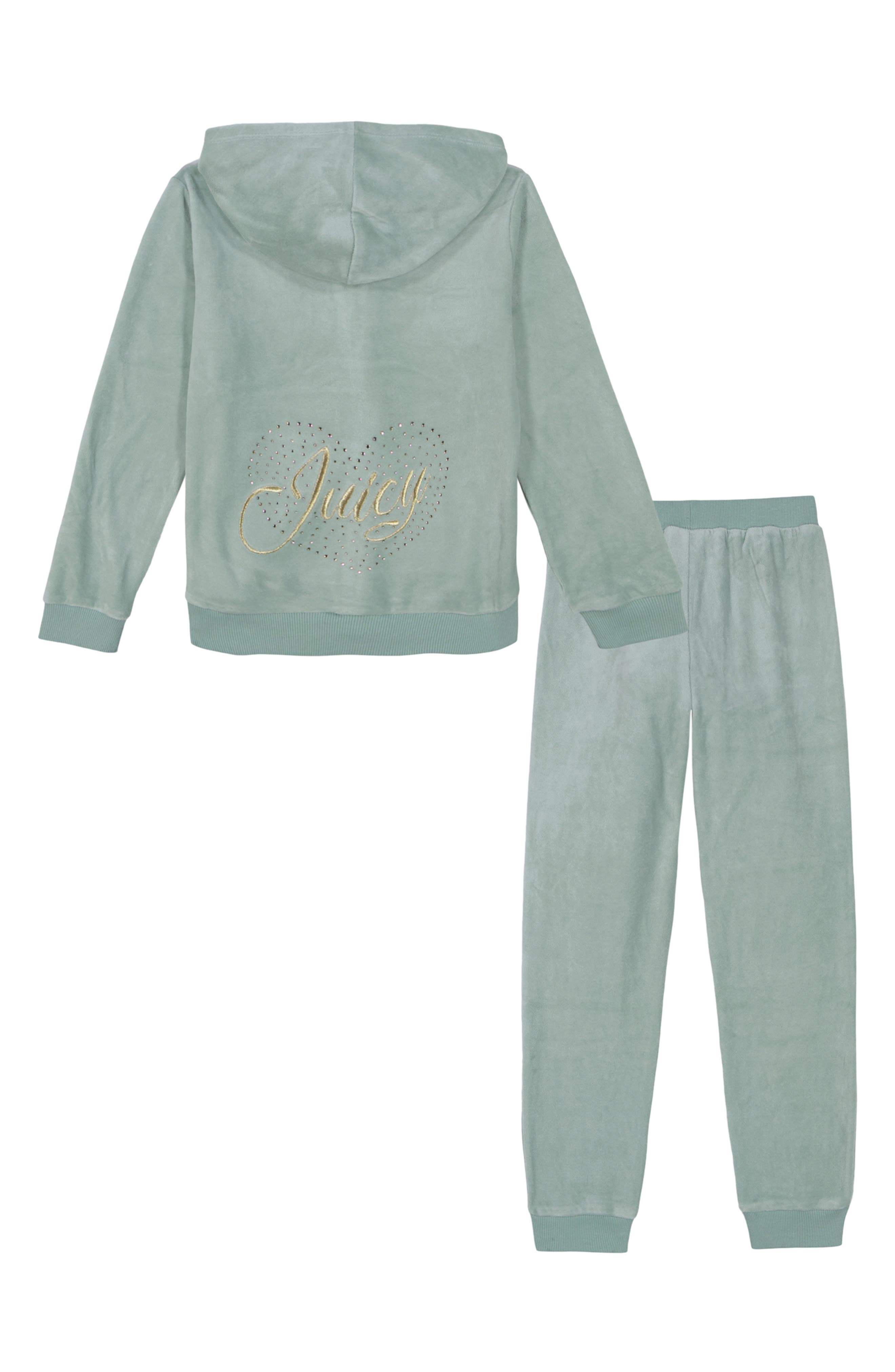 Juicy Couture Kids' 2-Piece Zip-Up Hoodie & Joggers Set | Nordstromrack
