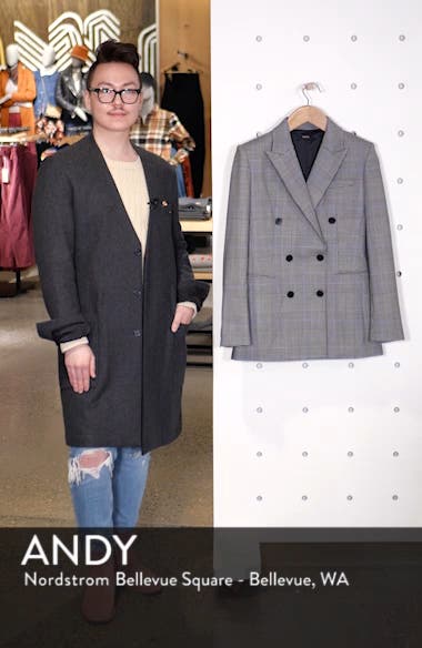 Theory Portland Plaid Power Jacket | Nordstrom
