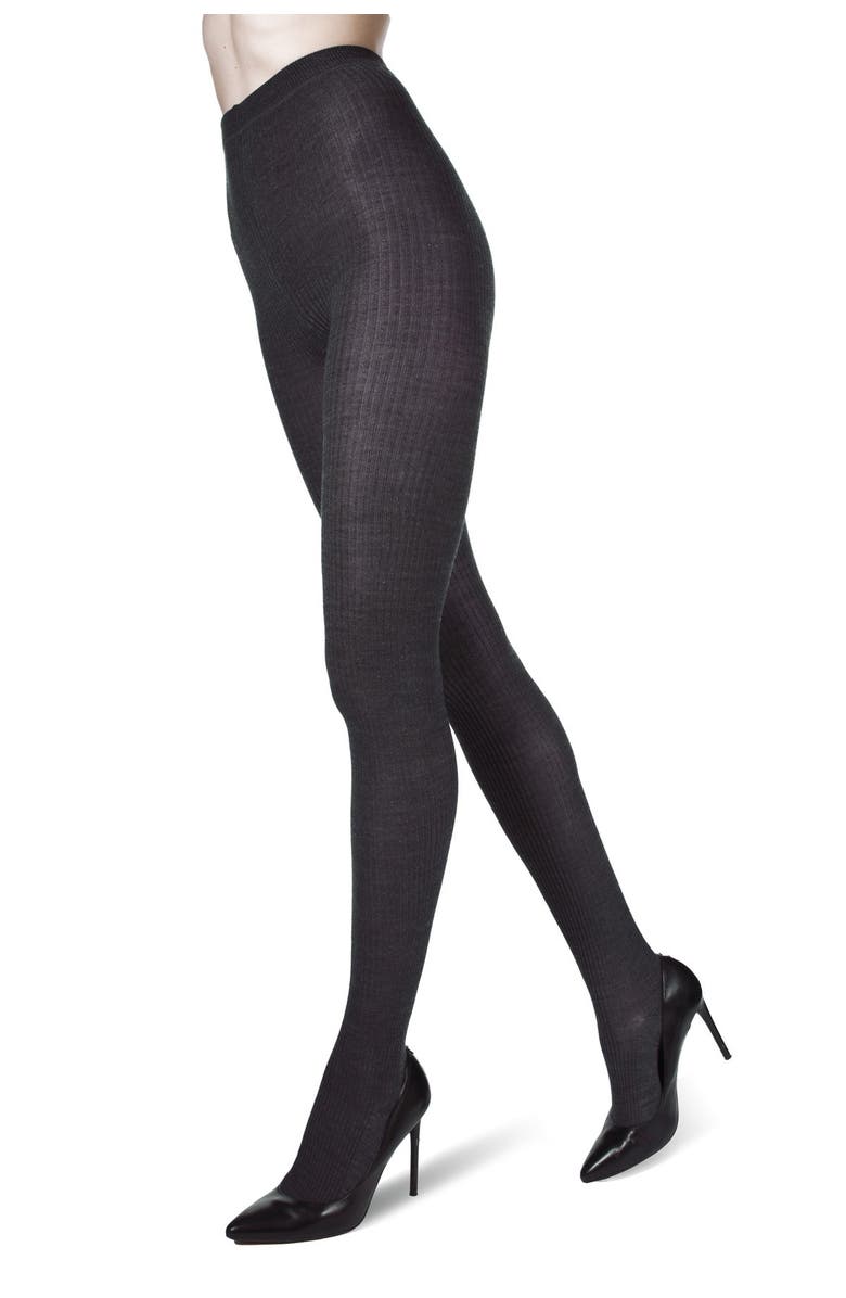 MeMoi Wool Blend Ribbed Pantyhose | Nordstromrack