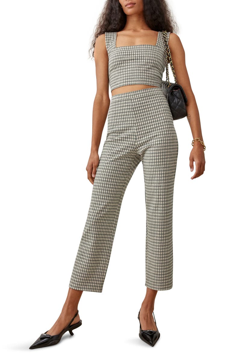 Reformation Jodi Halter Top & Wide Leg Pants Set | Nordstromrack
