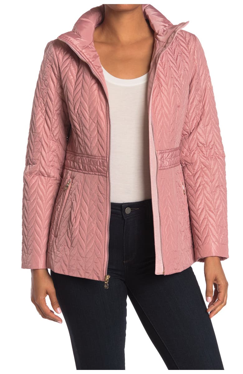 Kate Spade New York quilted stand-up collar jacket | Nordstromrack