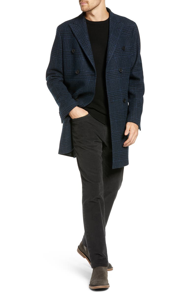 1901 Jackson Extra Trim Fit Wool Overcoat | Nordstromrack