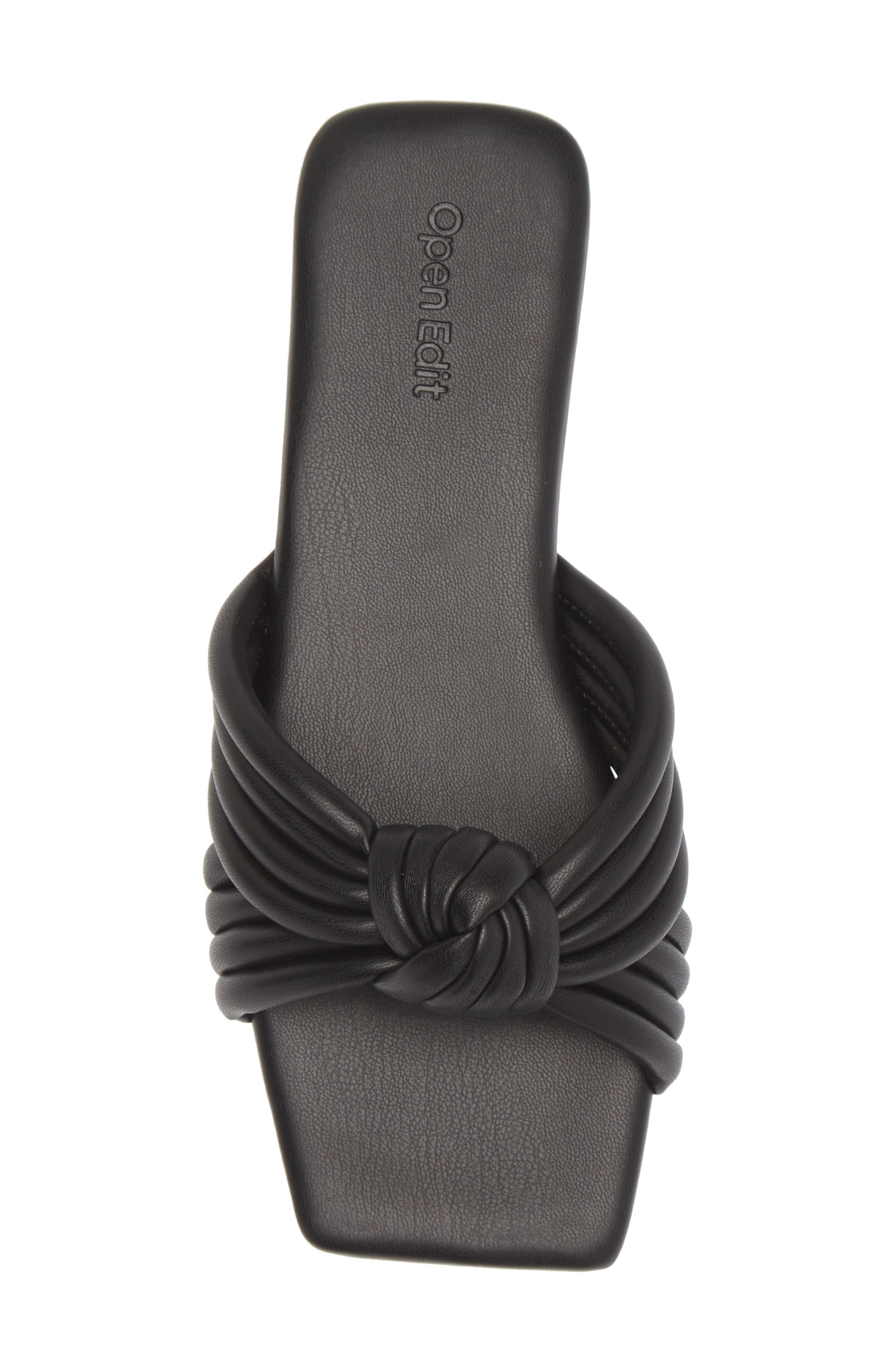 Open Edit Lilah Knot Slide Sandal (Women) | Nordstromrack