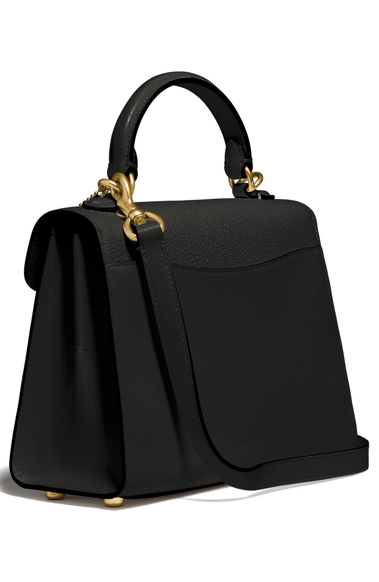 COACH Tabby Mixed Leather Top Handle Bag | Nordstrom