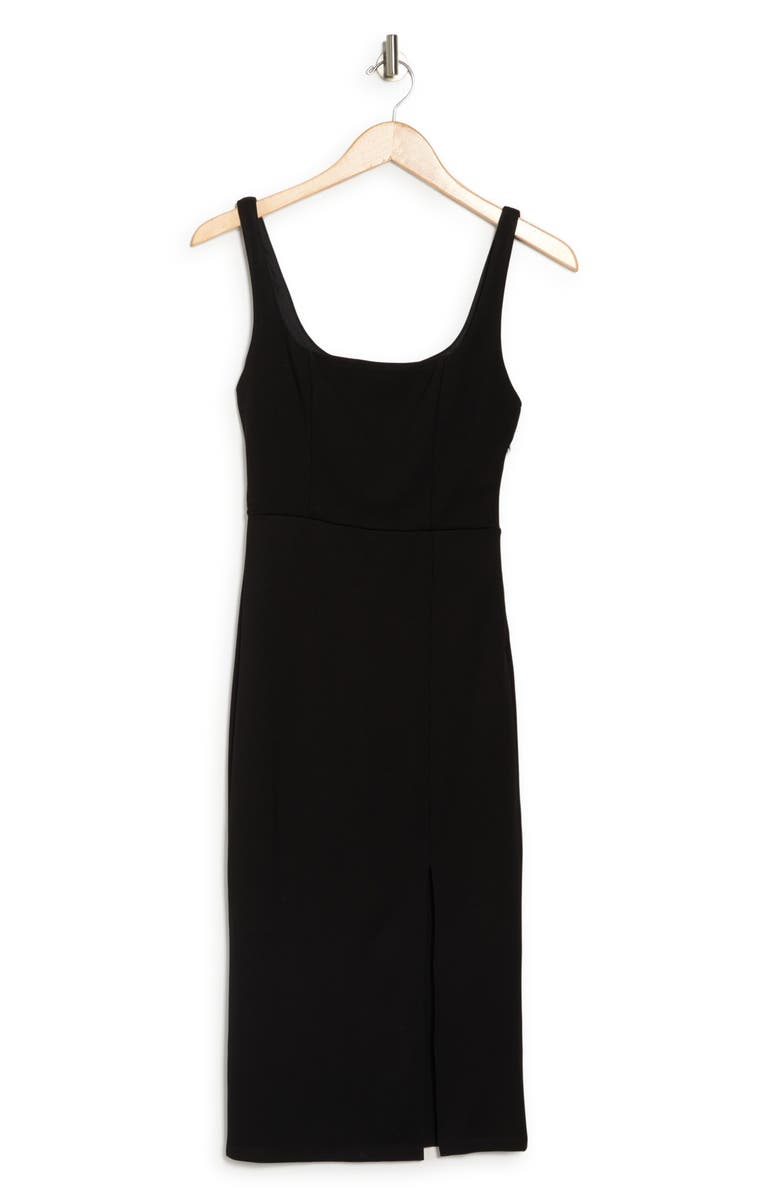 Socialite Solid Square Neck Midi Dress | Nordstromrack