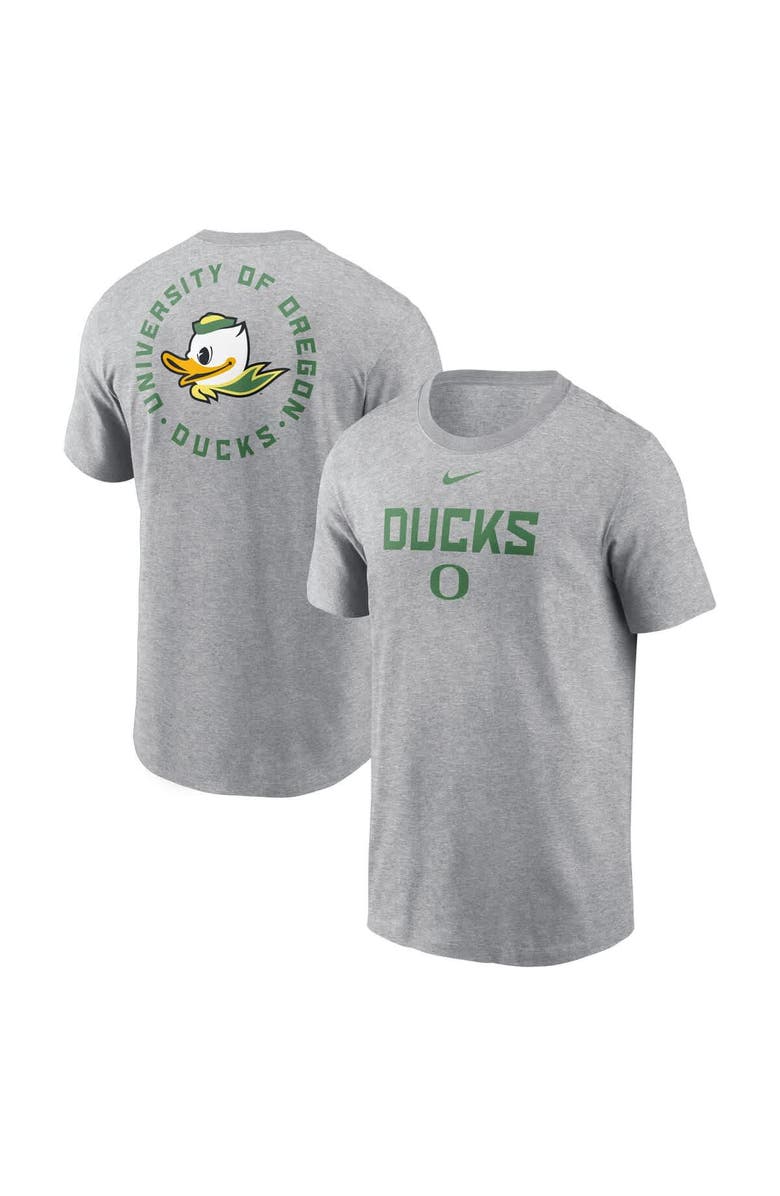 Nike Men's Nike Heather Gray Oregon Ducks Campus 2-Hit T-Shirt | Nordstrom