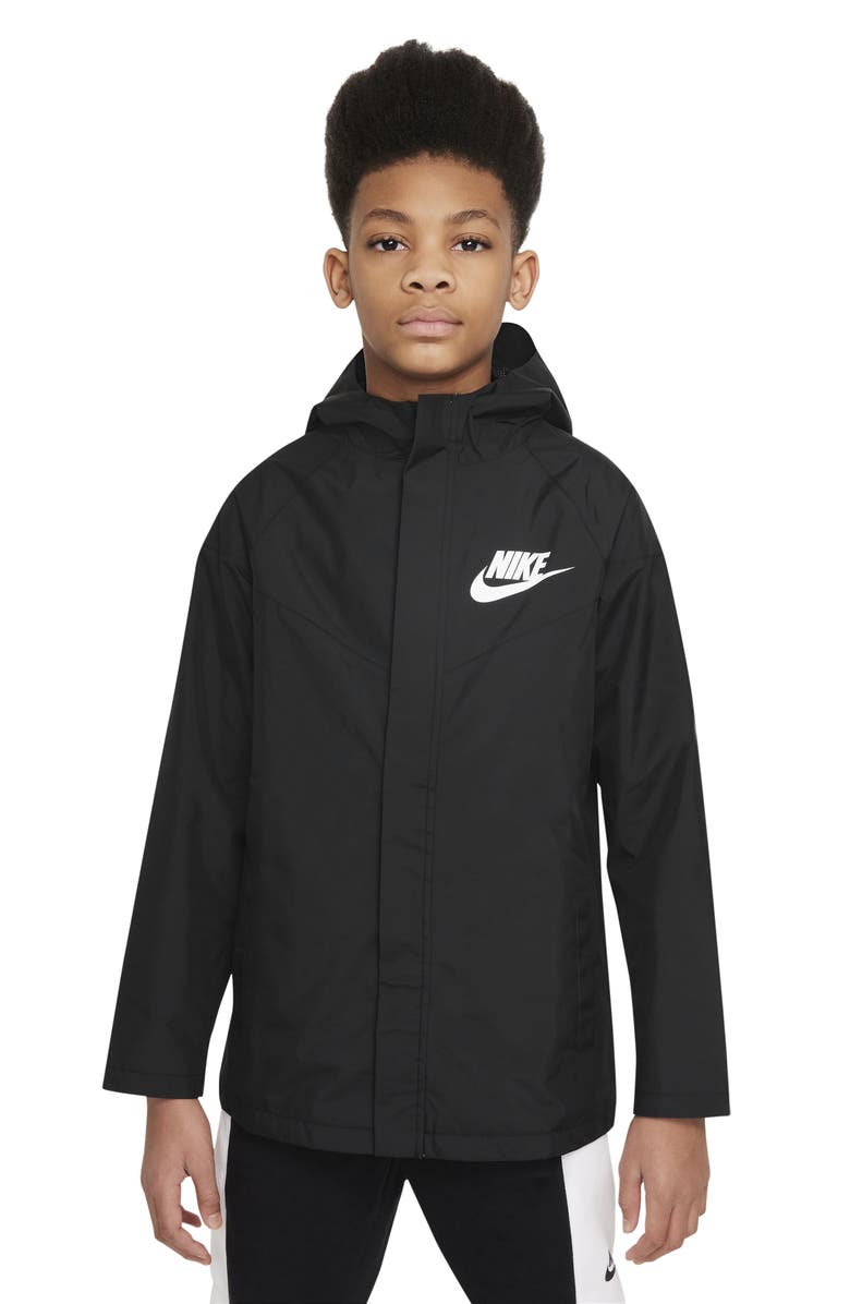 Nike Sportswear Kids' Storm-FIT Windrunner Waterproof Hooded Jacket ...