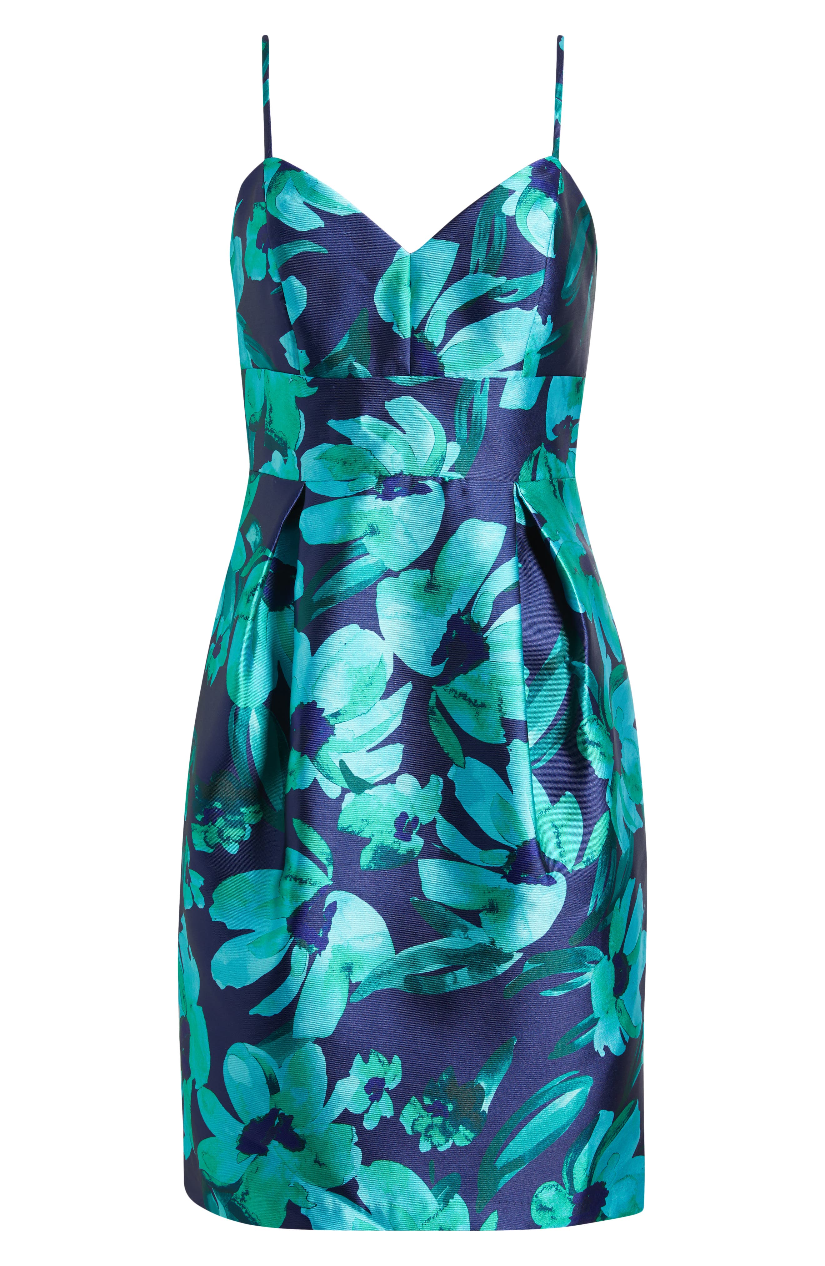 Eliza J Floral Jacquard Cocktail Sheath Dress | Nordstrom