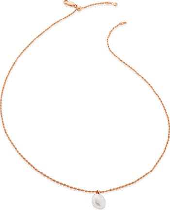 Monica Vinader Nura Keshi Pearl Necklace | Nordstromrack