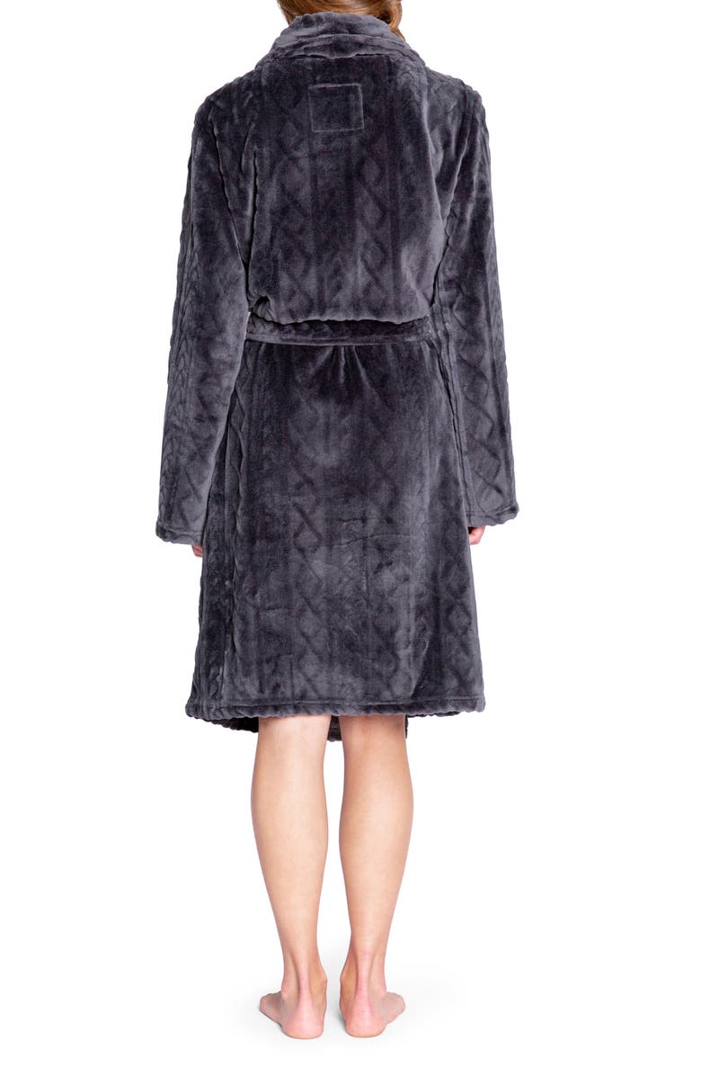 PJ Salvage Plush Cable Robe | Nordstrom